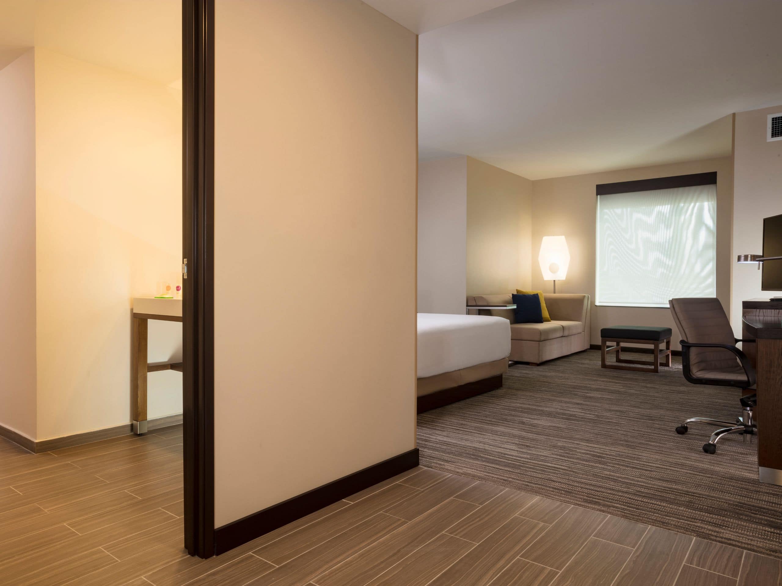 Modern and spacious rooms for rest and relaxation