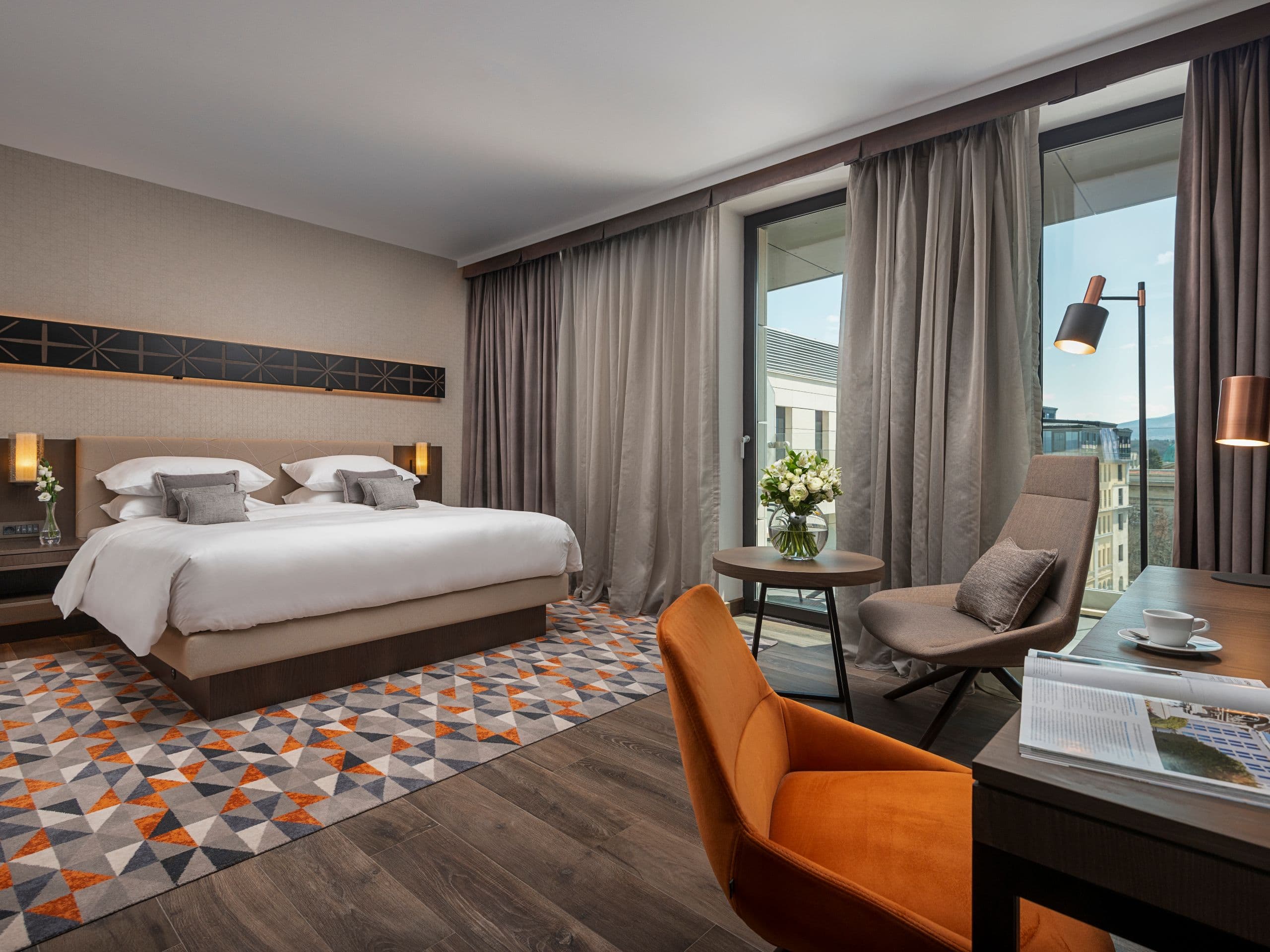 Moderne Hotelzimmer in der Nähe des Nationaltheaters | Hyatt Regency Sofia
