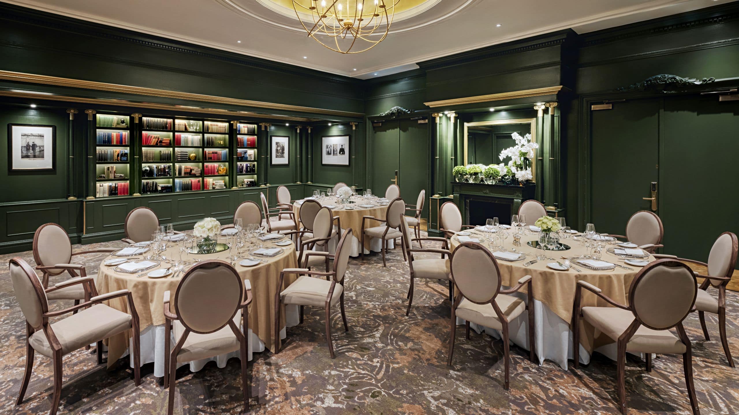 Unique Venues at Hyatt Regency London The Churchill | The Library