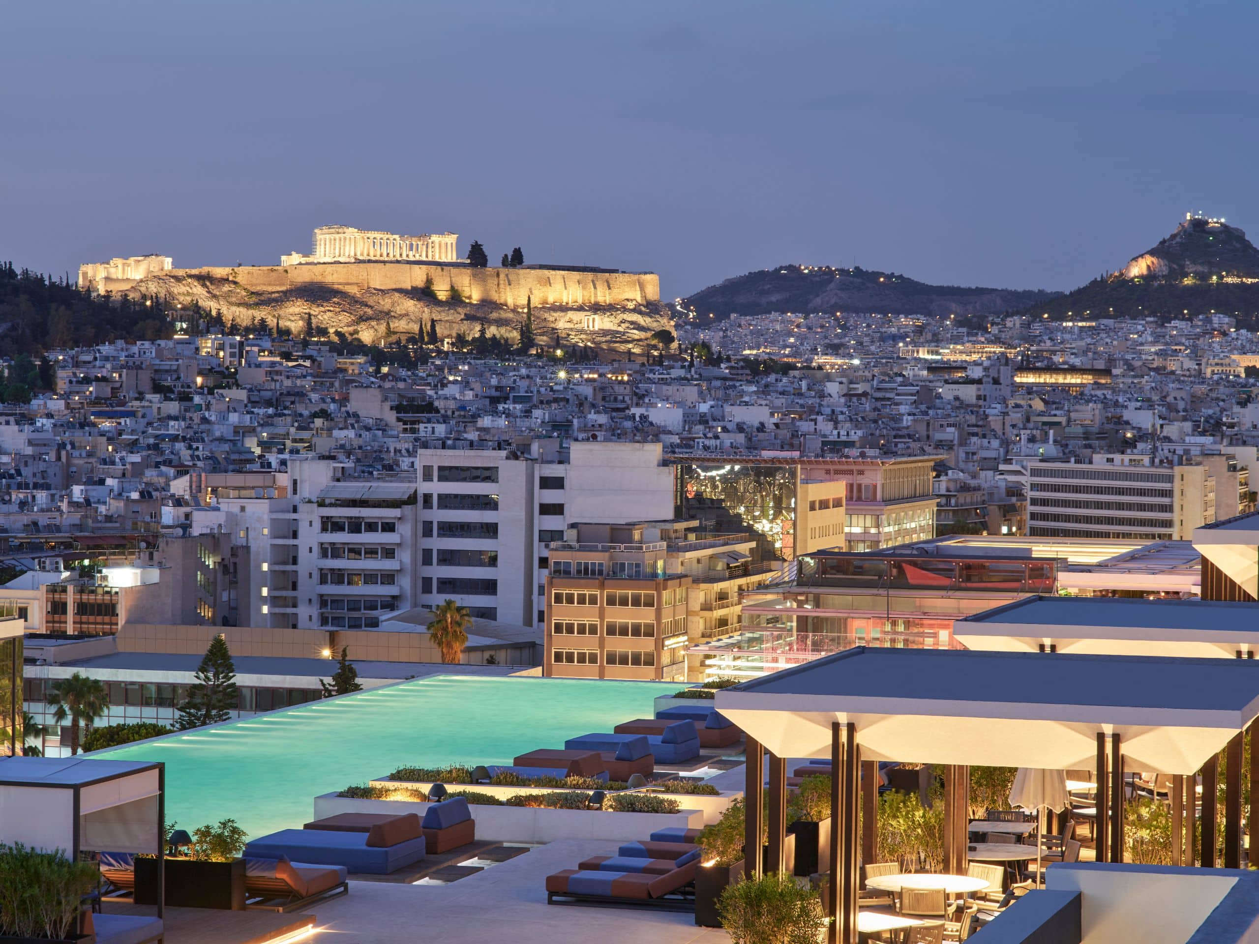 Acropolis View Rooftop Restaurants, Athens | Grand Hyatt