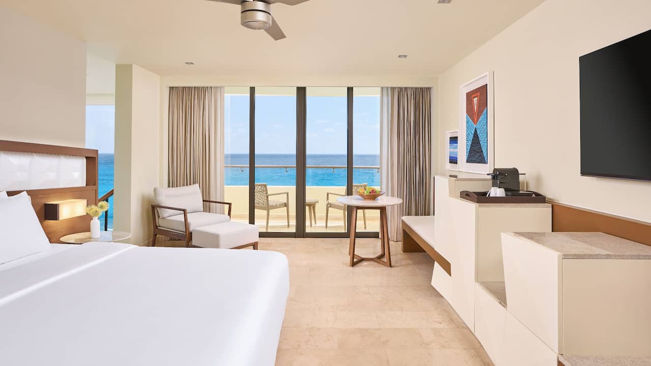 Ocean Front Lighthouse Suite (With Sofa Bed) | Hyatt Ziva Cancun